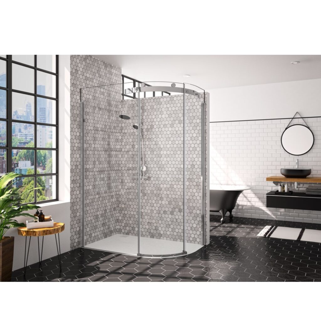 Merlyn 10 Series 1 Door Offset Quadrant Shower Enclosure - | Kallums ...