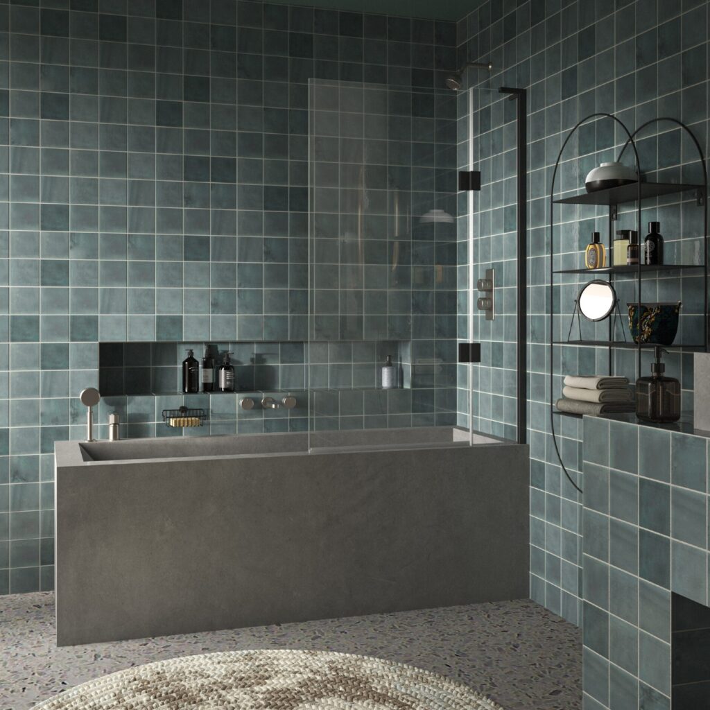 Matki Eauzone Plus Double Panel Bath Screen - | Kallums Bathrooms