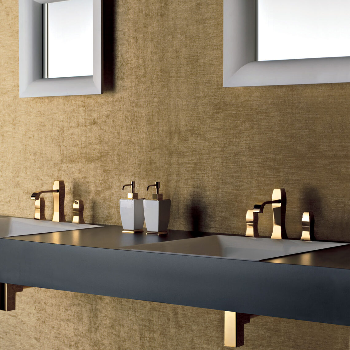 Gessi Mimi 3-Piece Basin Mixer - | Kallums Bathrooms